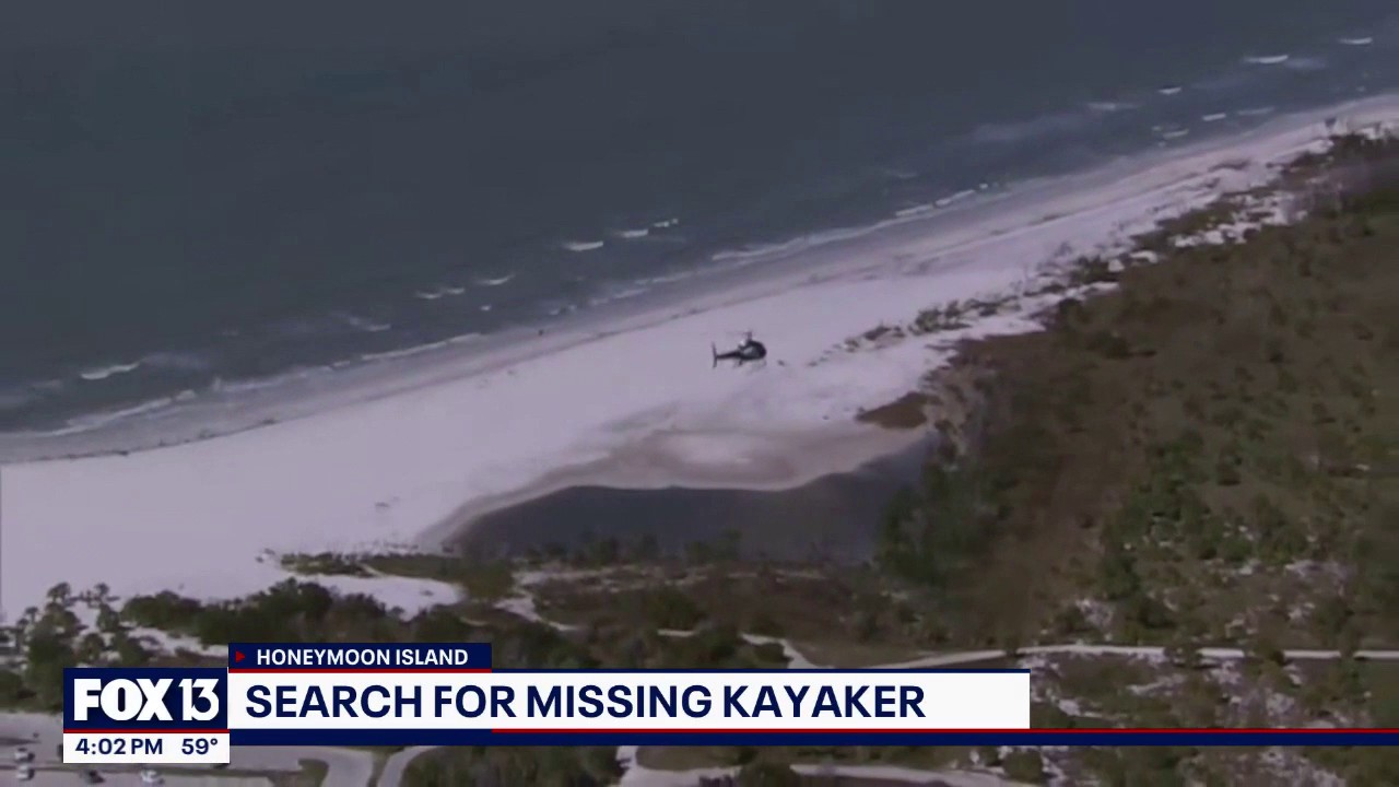 Search for missing kayaker