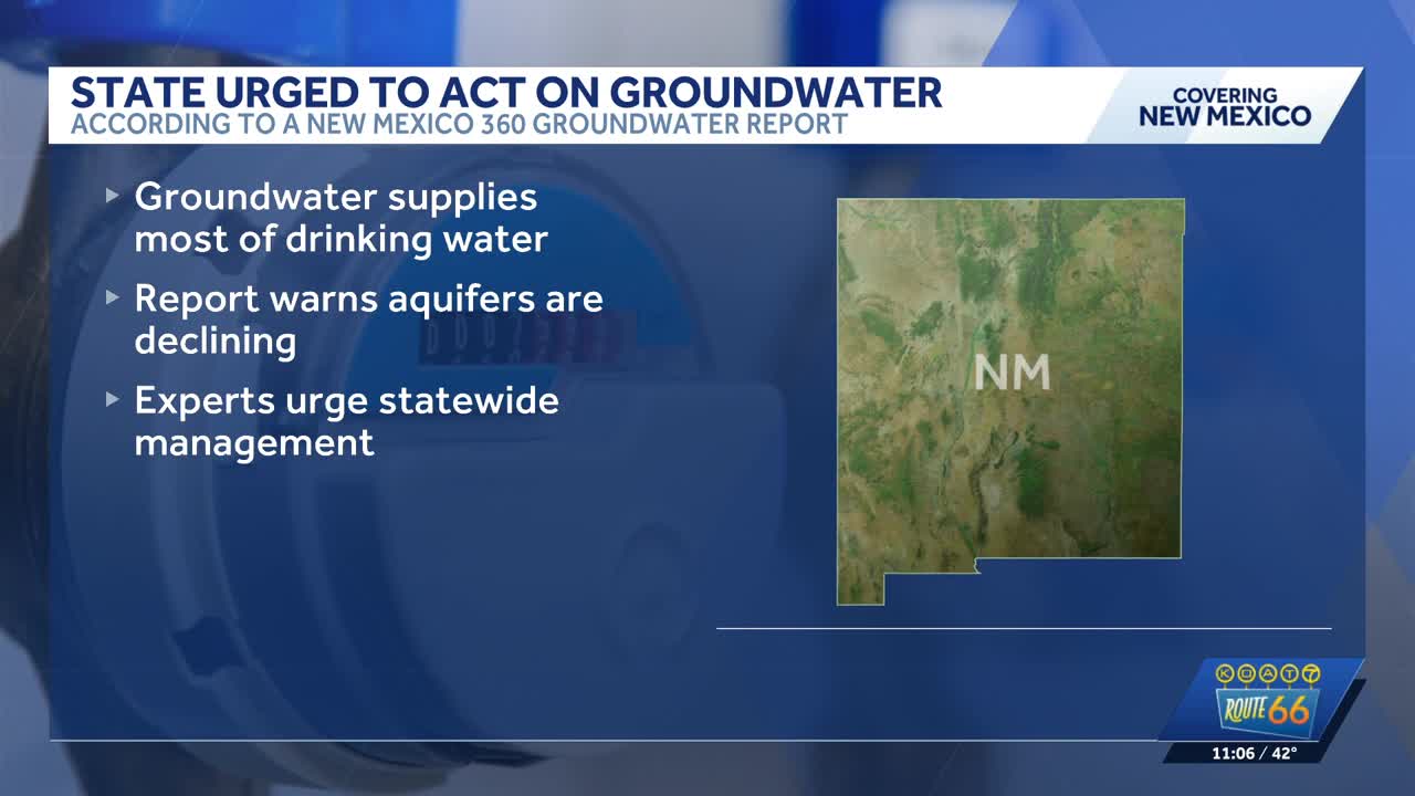 Groundwater report urges management to protect aquifer