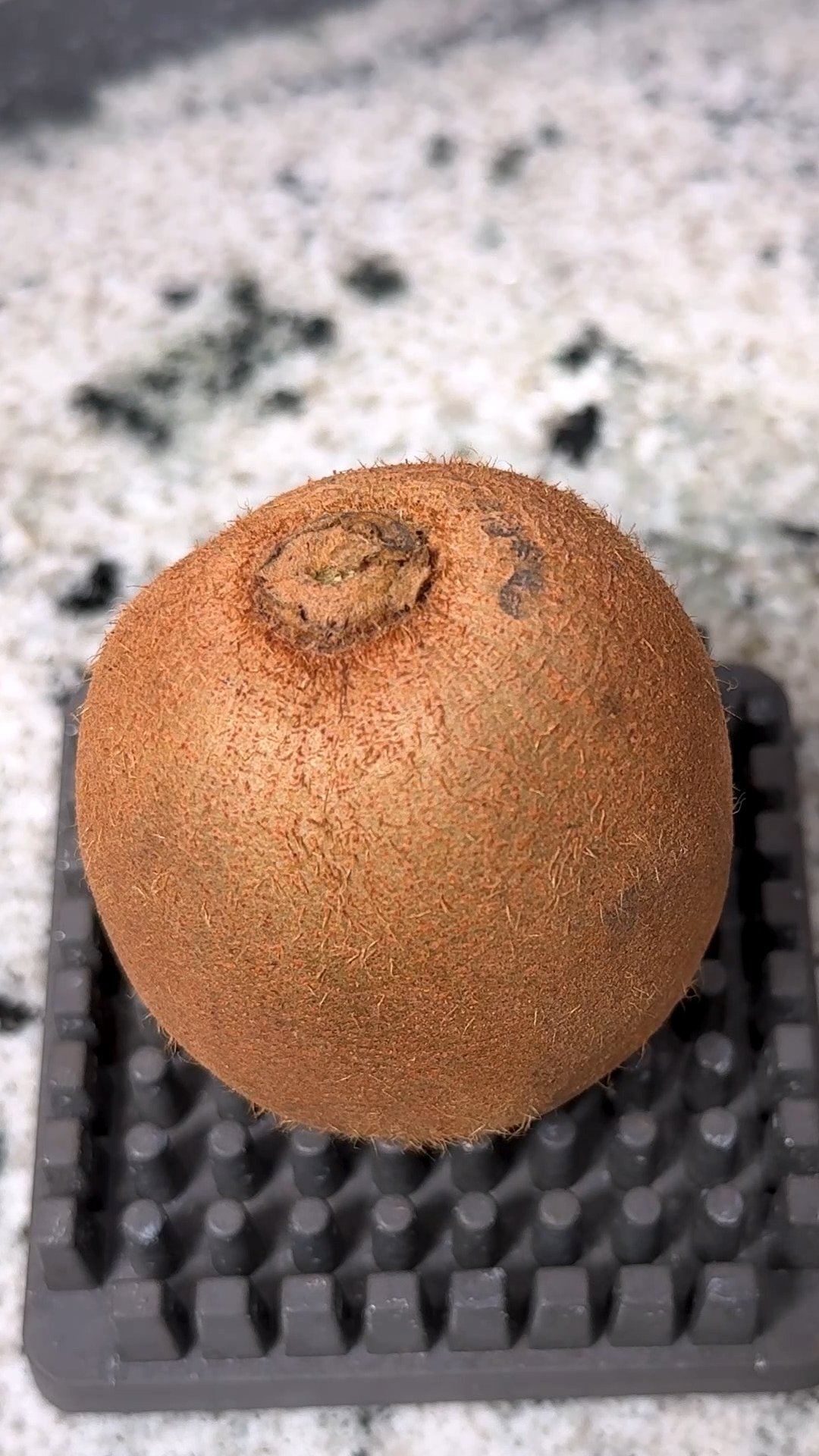 Kiwi fruit vs. potato cutter