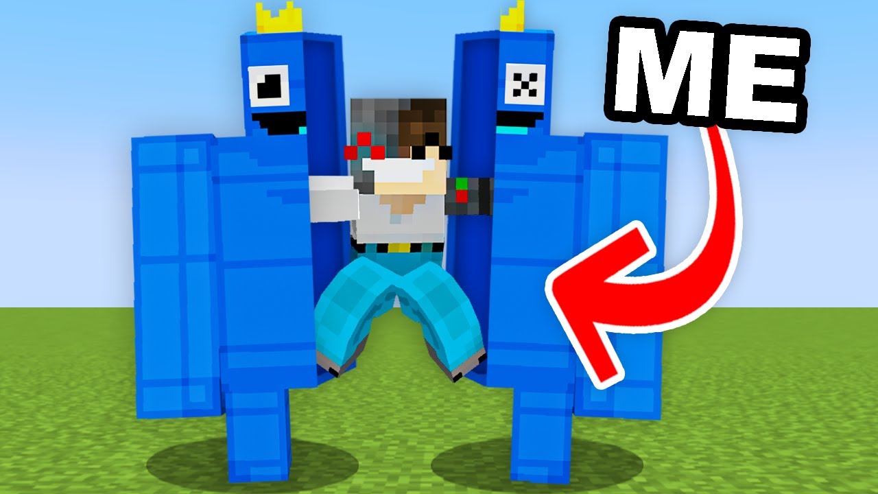 Minecraft, but you are Rainbow Friends