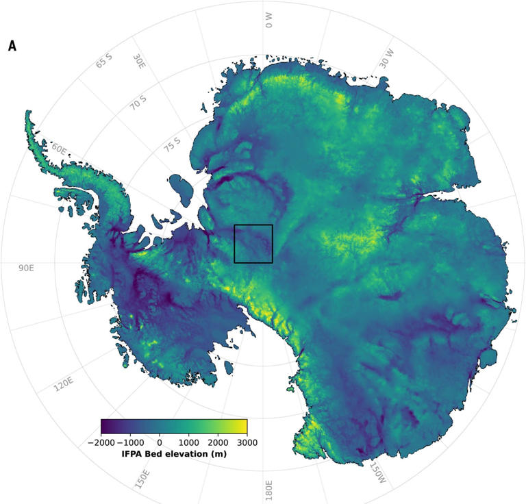 New map shows Antarctica’s buried landscape in unprecedented detail