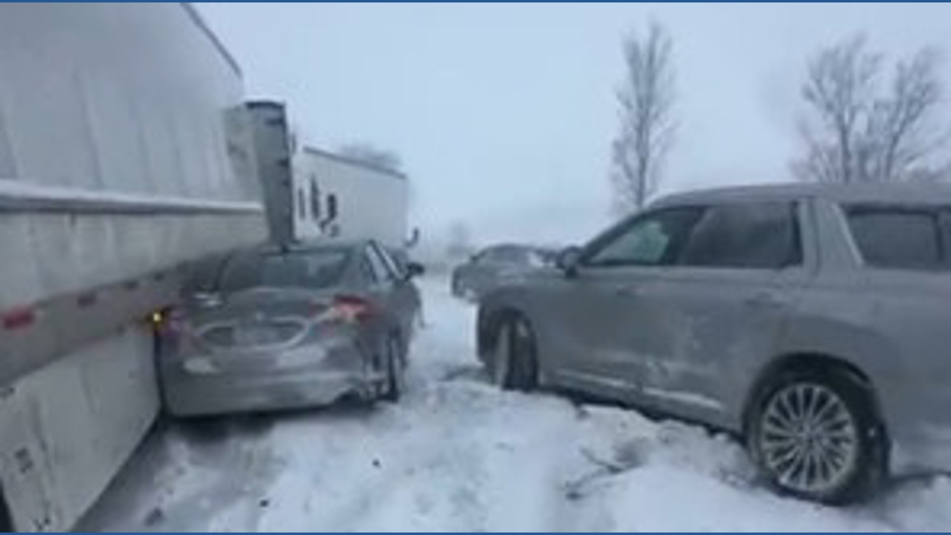 More than 100 vehicles involved in massive Michigan pileup