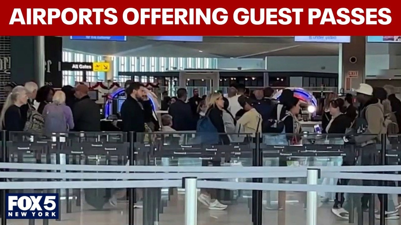 Several airports offering guest passes