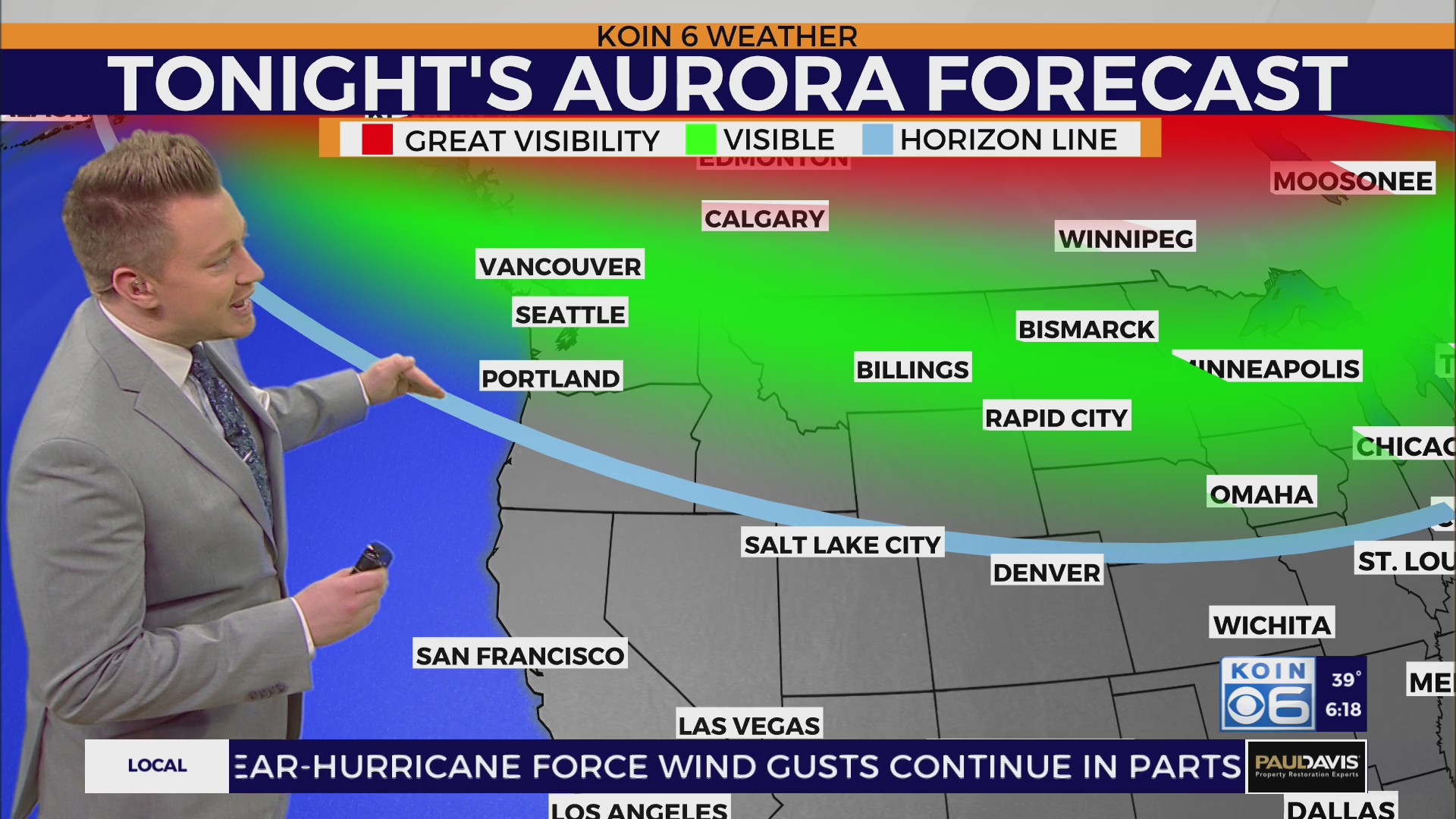 Aurora chances increase as skies remain dry in the PNW