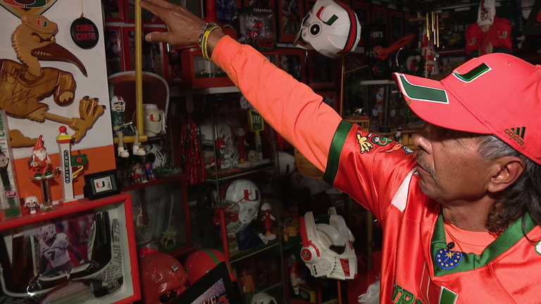 Tampa diehard 'Cane Freak' is 2025 University of Miami fan of the year