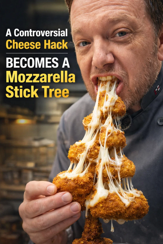 A controversial cheese hack becomes a mozzarella stick tree