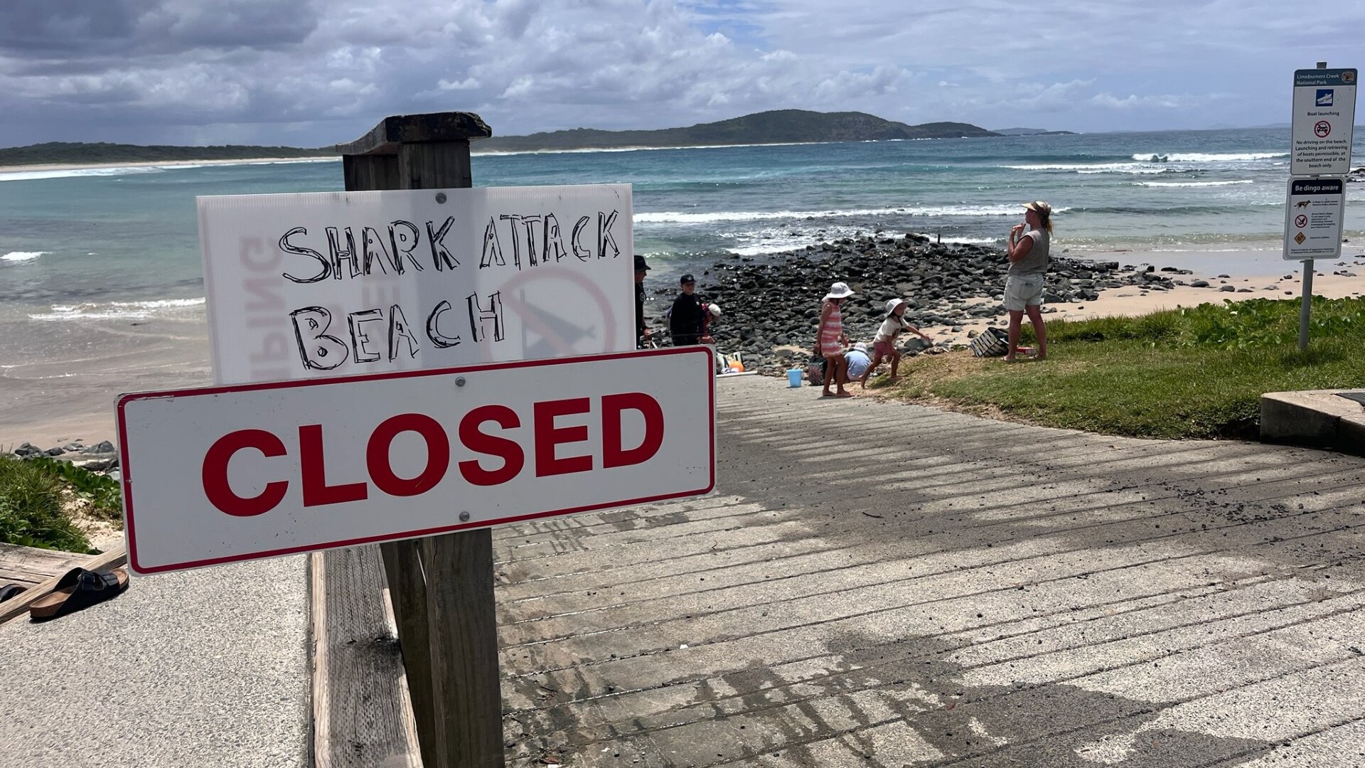 Surfer bitten by shark at Point Plomer on NSW Mid North Coast