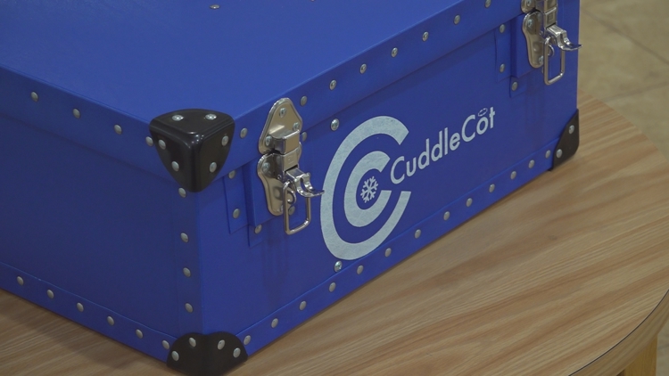 Kathleen couple donates CuddleCot to Atrium Health Navicent after loss ...