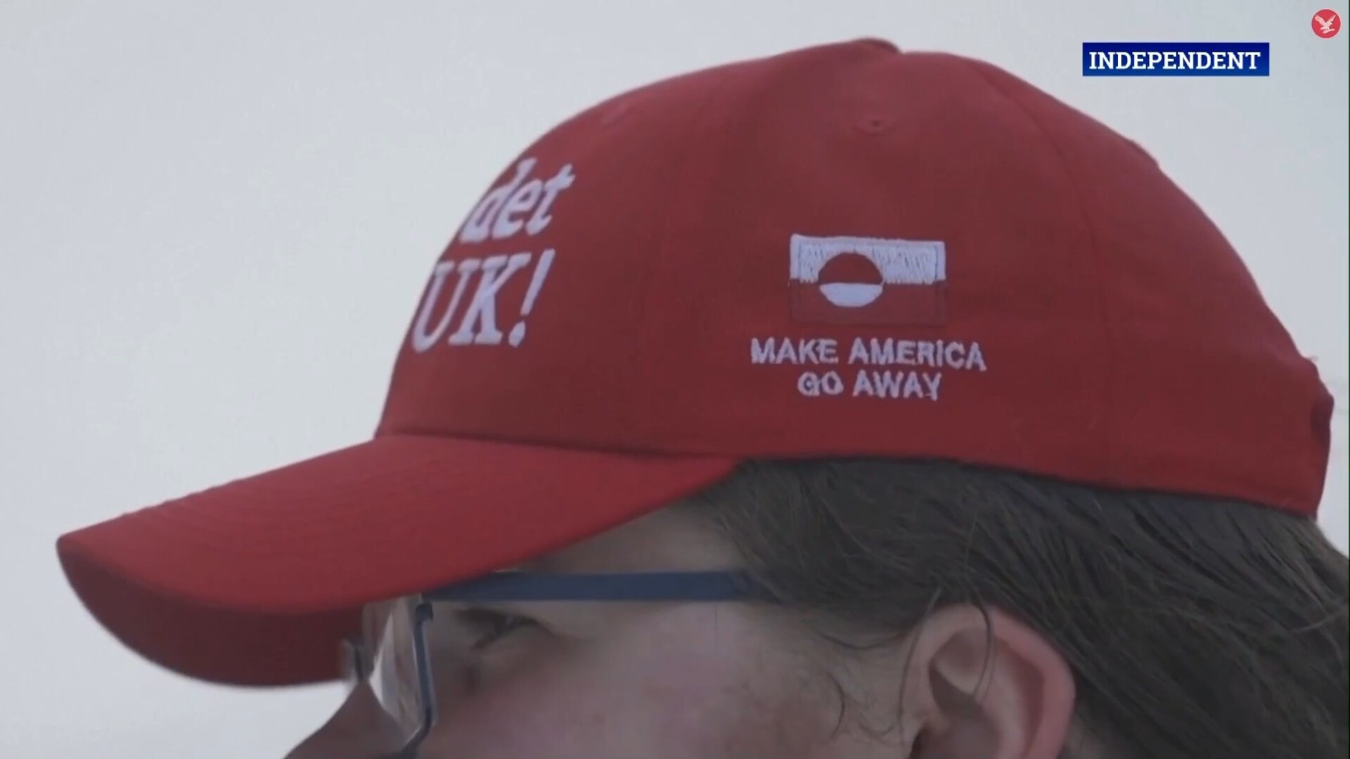 ‘Make America go away’: ‘Witty’ protesters sport new kind of MAGA hat