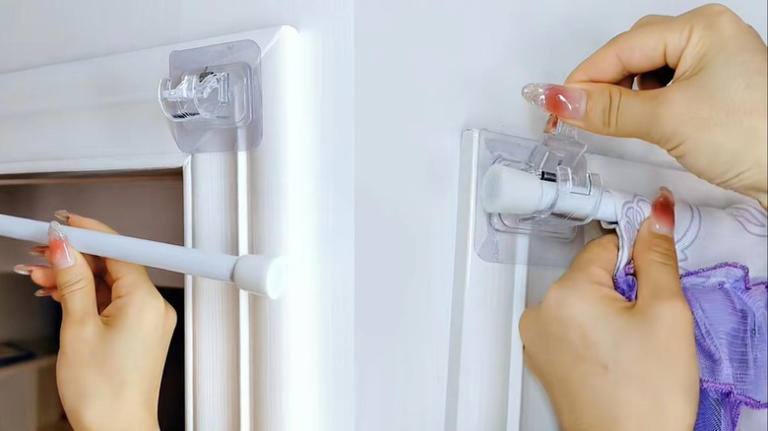 Add privacy and charm to your glass front door with one budget-friendly ...