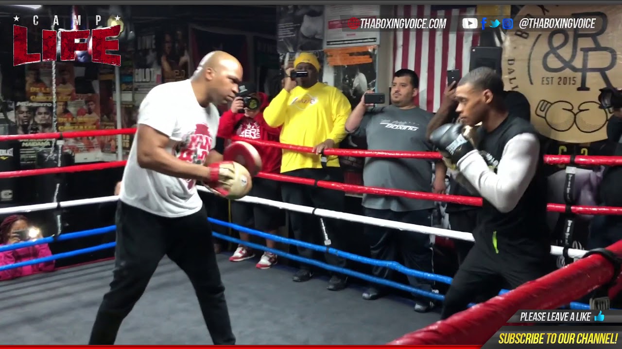 🔴 Camp life: Errol Spence Jr., 14 minutes straight of active focus mitt ...