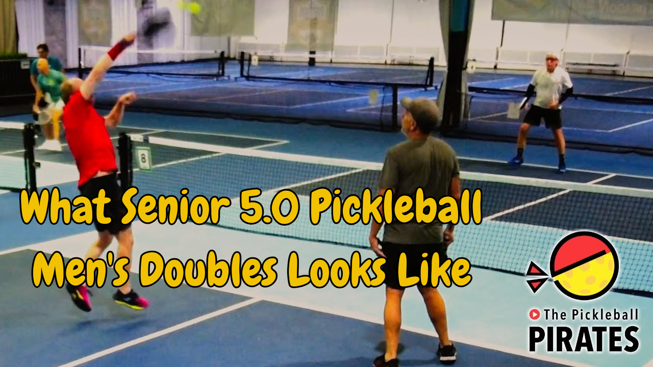 The reality of senior 5.0 pickleball men’s doubles on the court