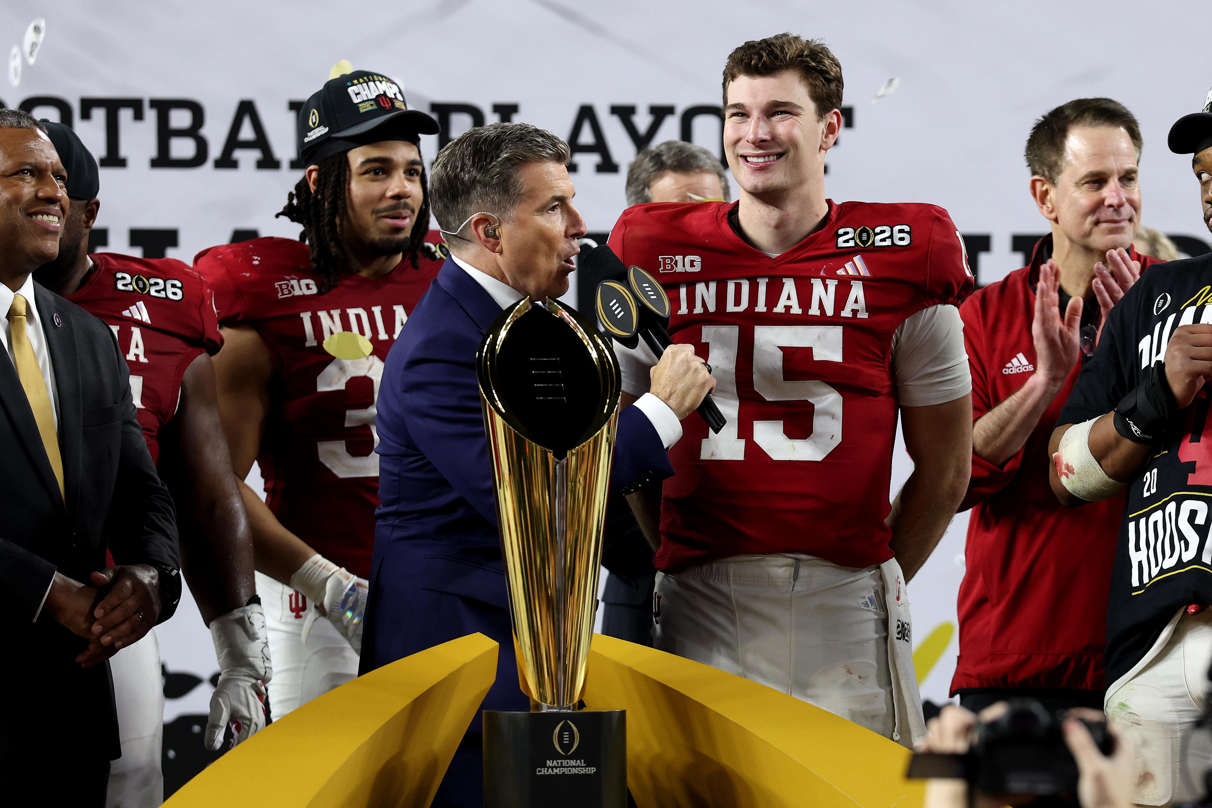 Fernando Mendoza was so emotional after winning the CFP championship