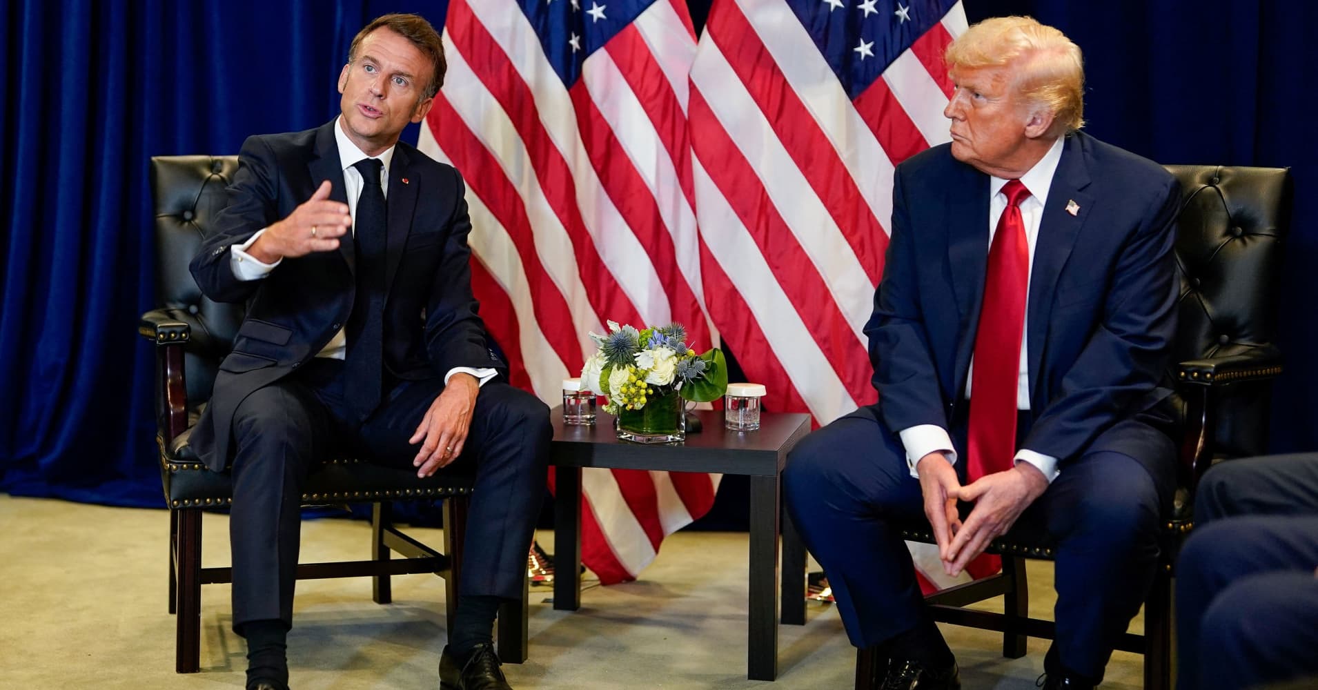 Trump threatens 200% tariff on French wines as Macron reportedly snubs ...