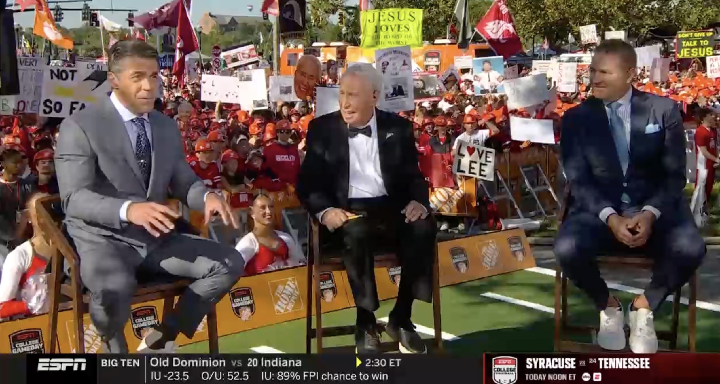 Kirk Herbstreit, Chris Fowler send message to Lee Corso