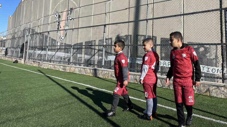 Palestinian children's football pitch faces Israeli demolition ultimatum