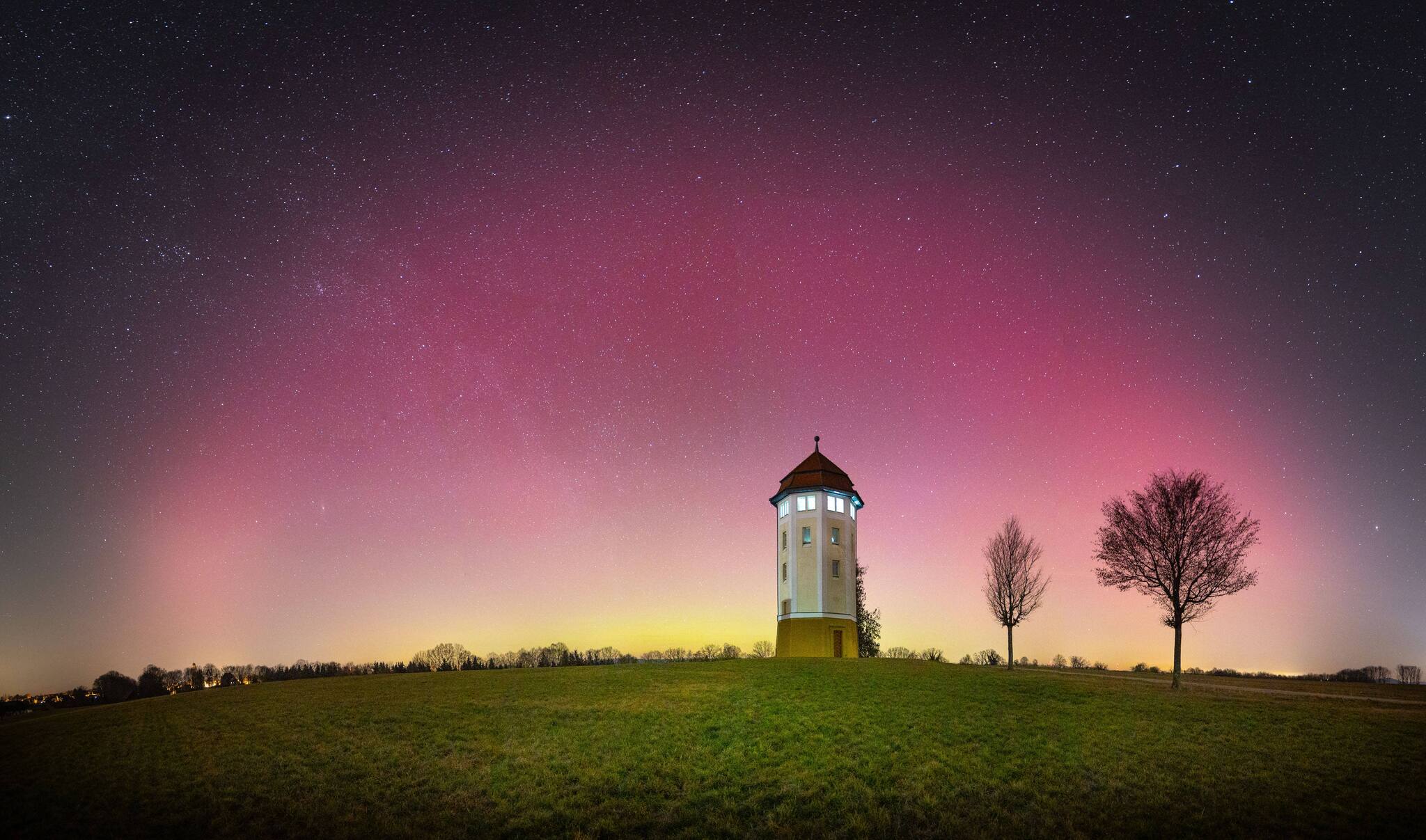 Polarlichter über Deutschland: Wo man sie heute Nacht sehen kannst