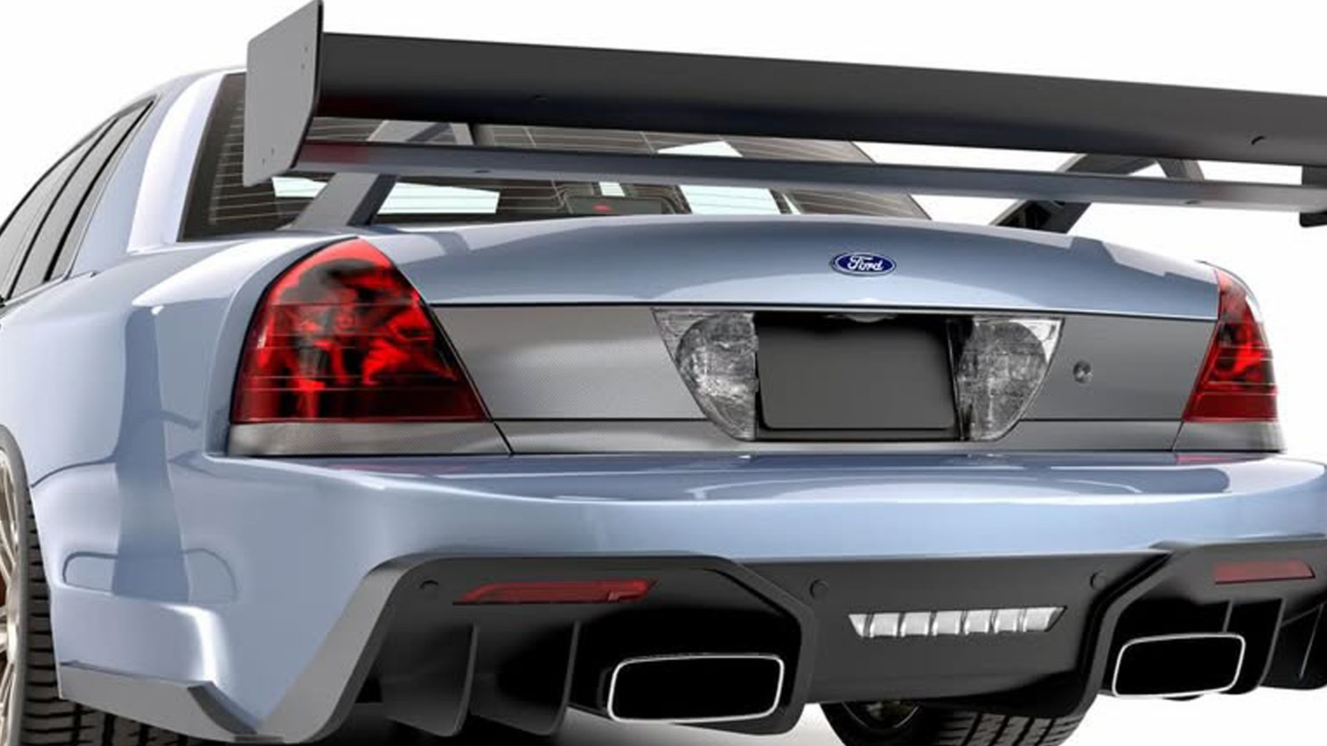 Ford Crown Victoria GTD rendering isn't real, but we sure wish it was