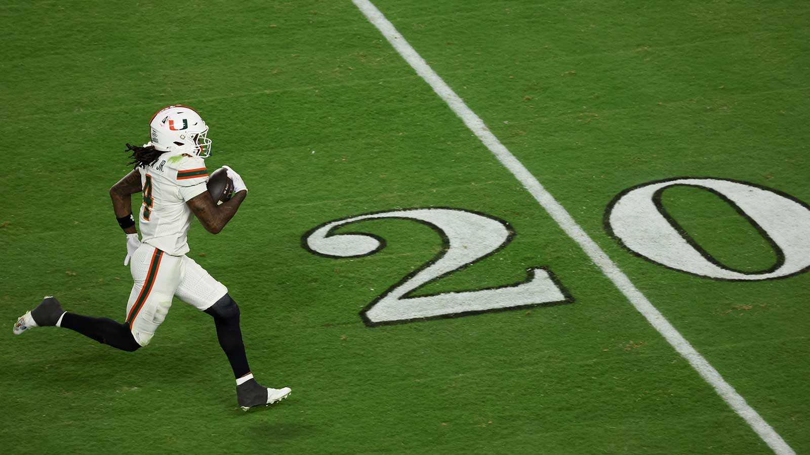 Miami’s Mark Fletcher breaks Ezekiel Elliott’s CFP record amid Indiana ...