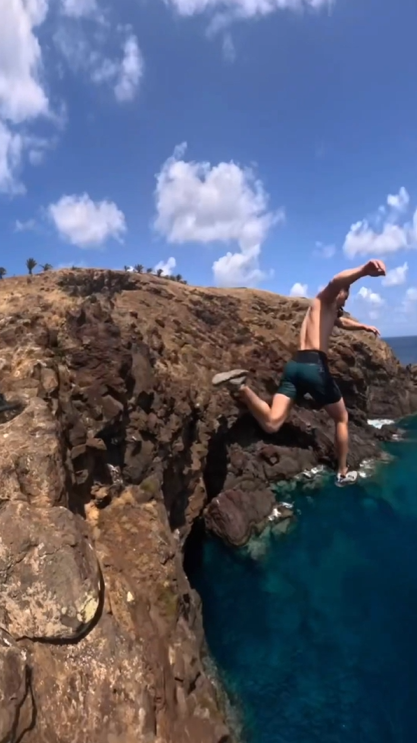 32m full send – insane cliff jump challenge