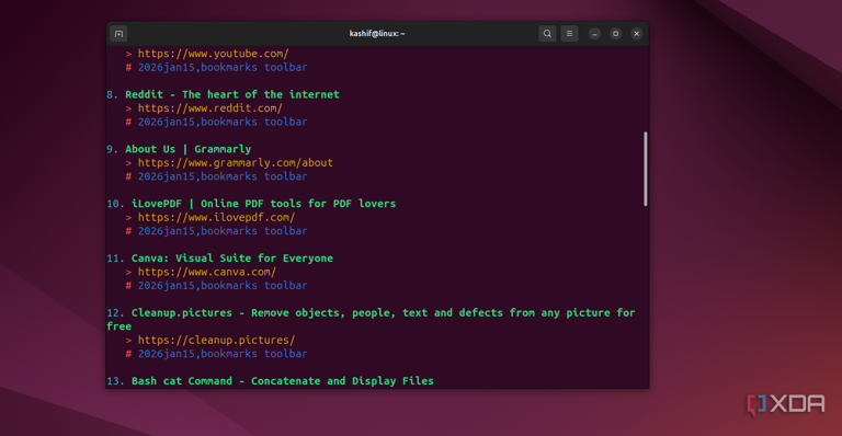 I replaced all my browser bookmarks with this terminal-based knowledge ...