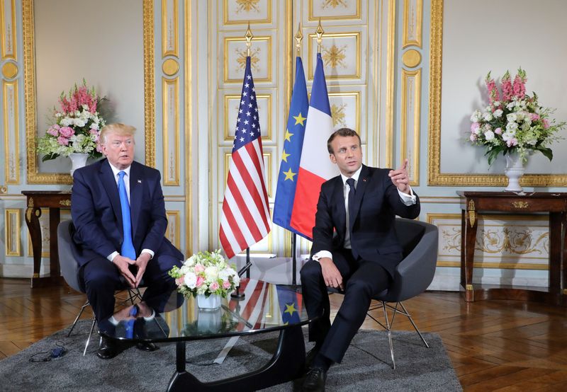 Trump shares Macron message offering G7 summit, questioning Greenland ...