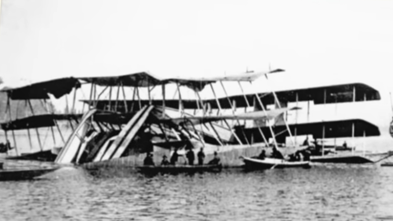 The giant flying boat that tried to reach America in 1921