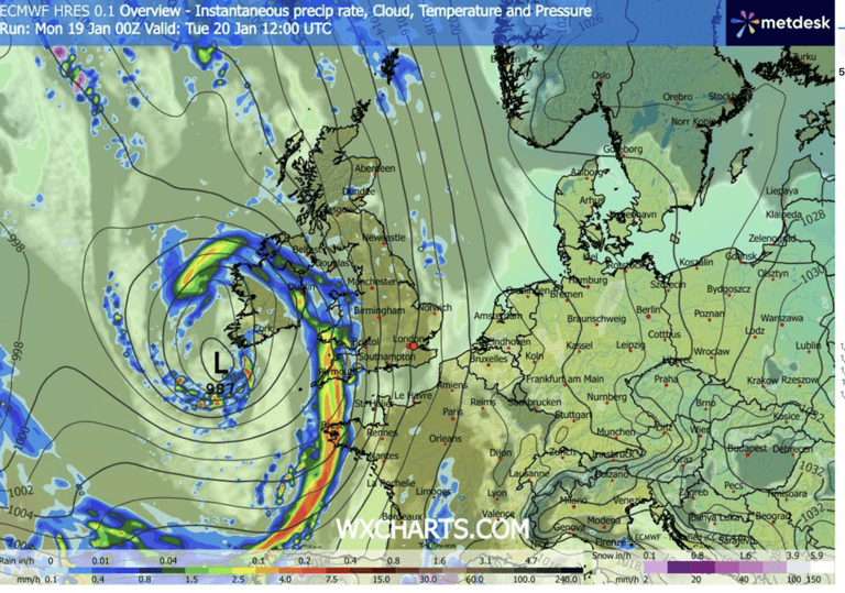 UK weather: Britain to be at mercy of heavy rain and storms before ...