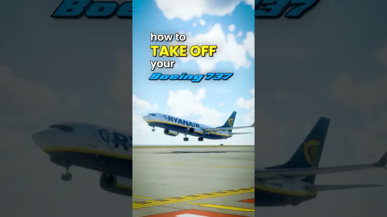 How to take off an airplane (Boeing 737 edition)