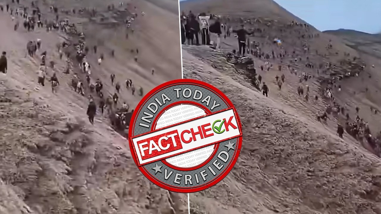 Fact check: People fleeing Iran amid violence? This video is from Nepal