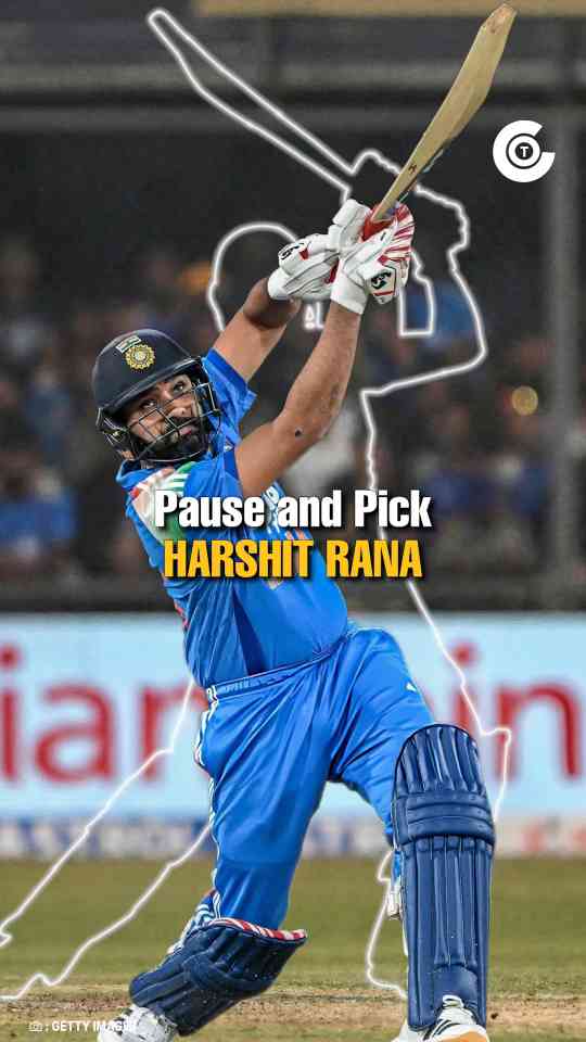 Pause the reel & pick Harshit Rana