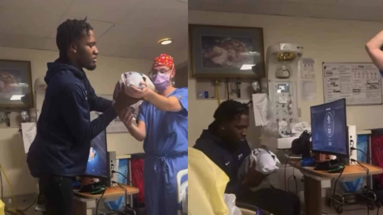 Father-to-be brings Xbox and gaming monitor to delivery room, while ...