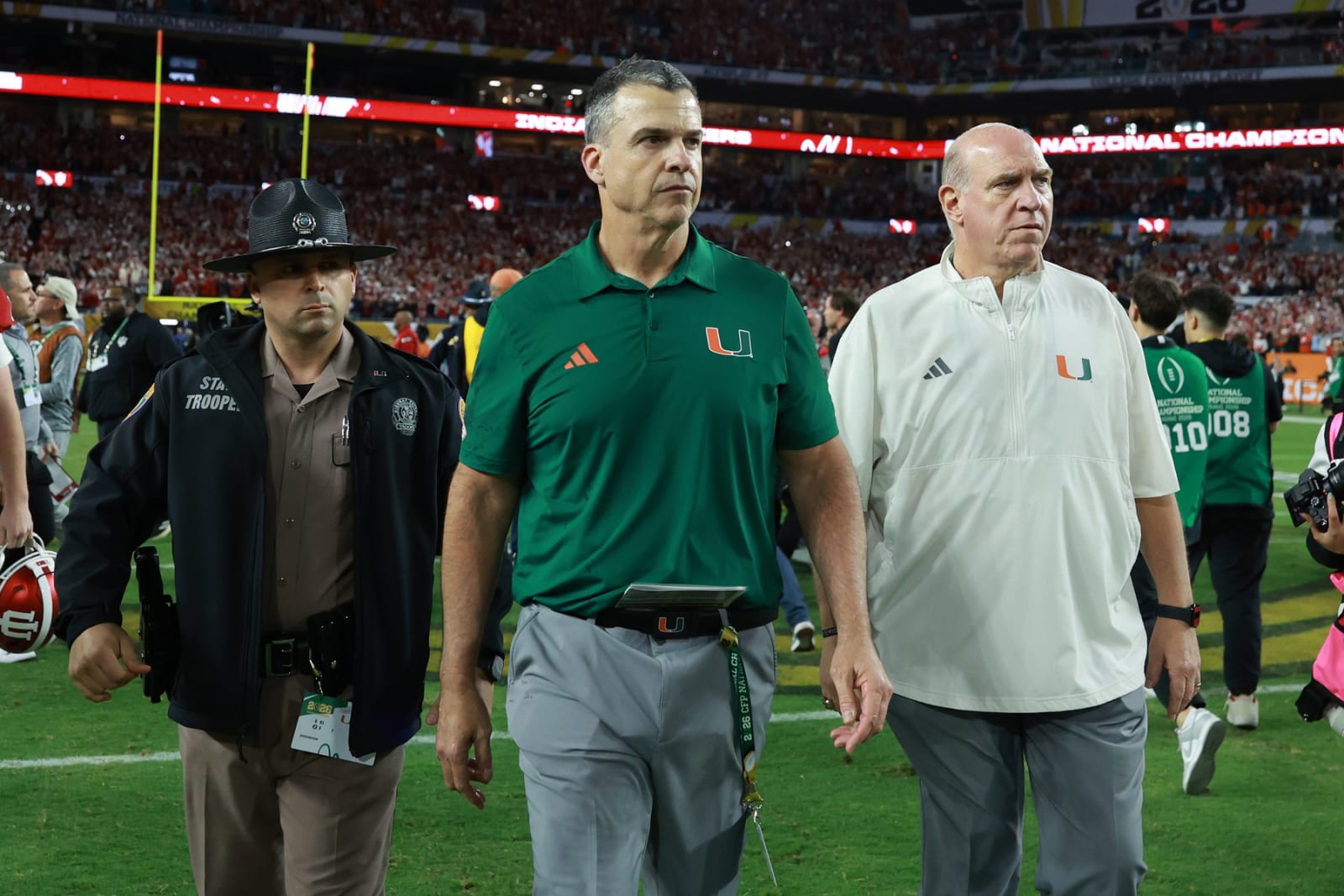 Miami Hurricanes coach Mario Cristobal and player reaction post Indiana ...