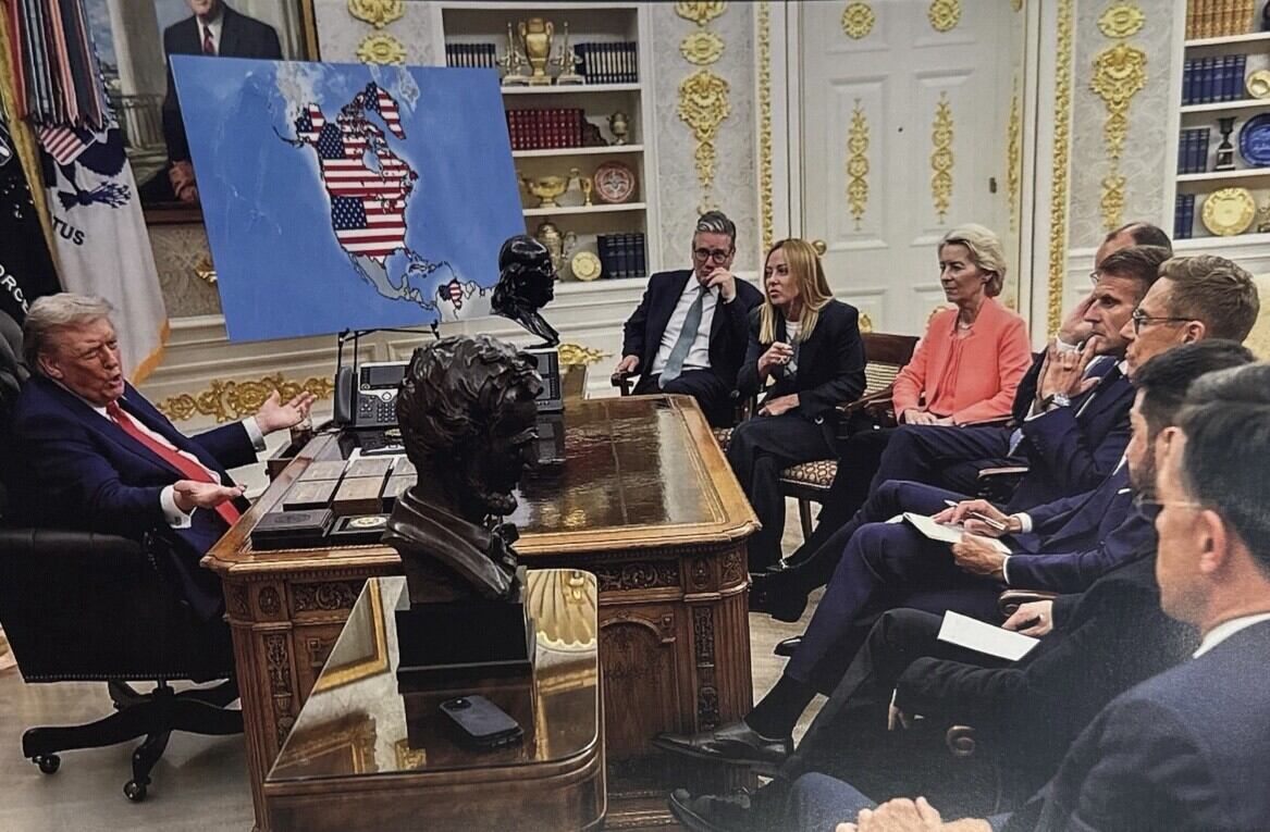 Trump's altered photo sparks European backlash