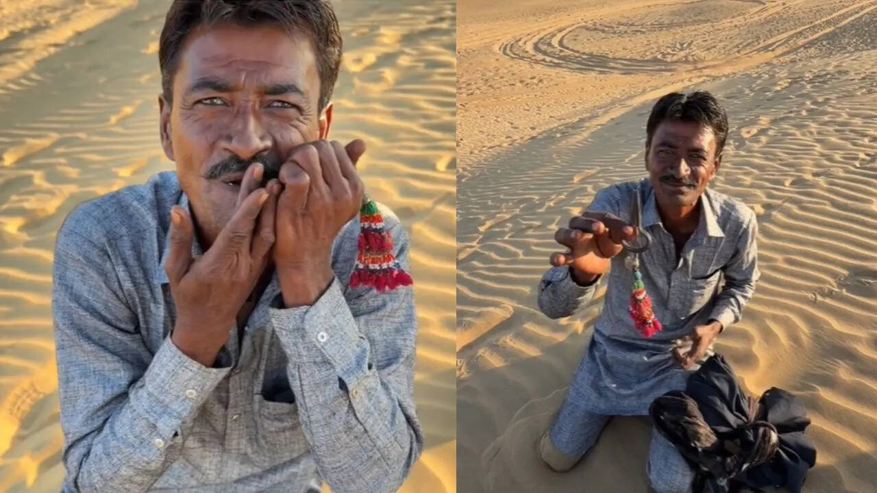 An old man, a silent desert & 58M views: How this Rajasthan artist ...