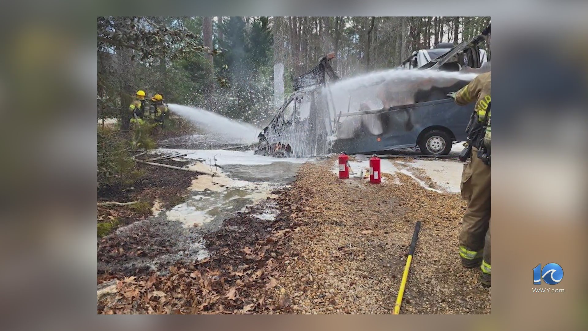 No injuries in York Co. fire involving Amazon van