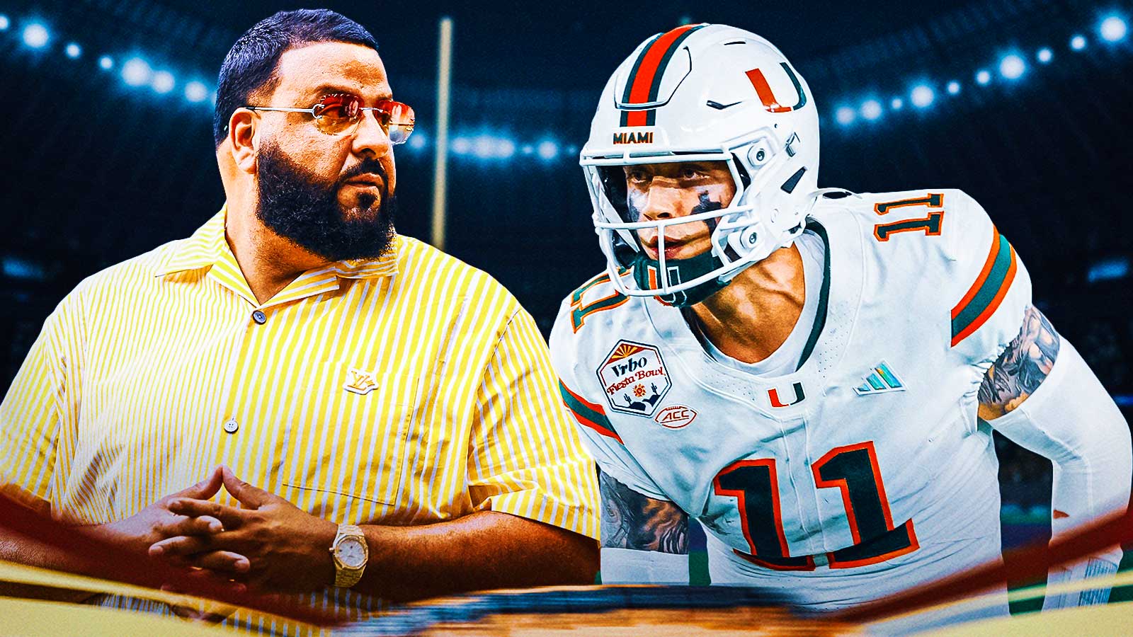 DJ Khaled does best Carson Beck impression before national championship ...