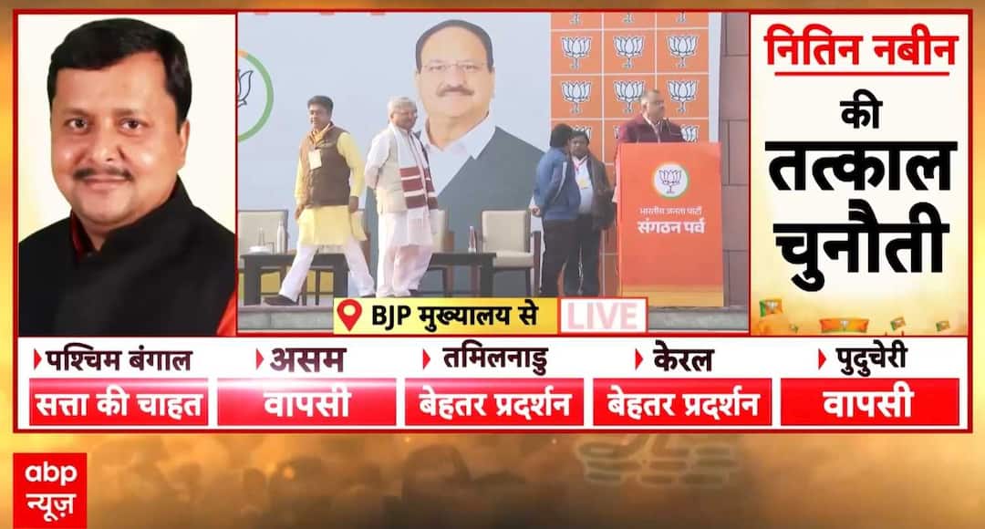 Breaking news: Nitin Naveen becomes BJP national president, senior ...