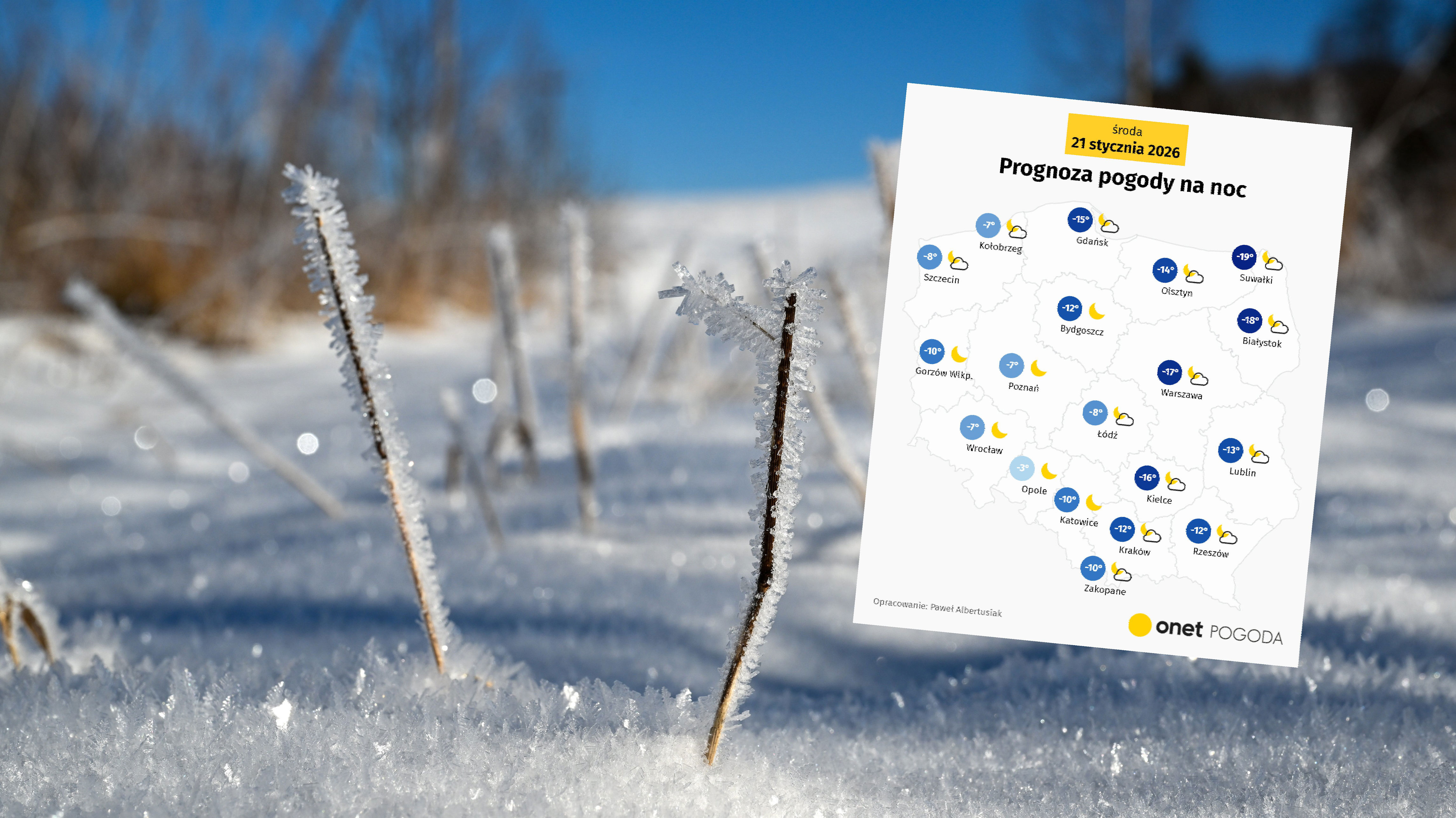 Siarczysty mróz nie daje za wygraną. W tych regionach będzie dziś ...