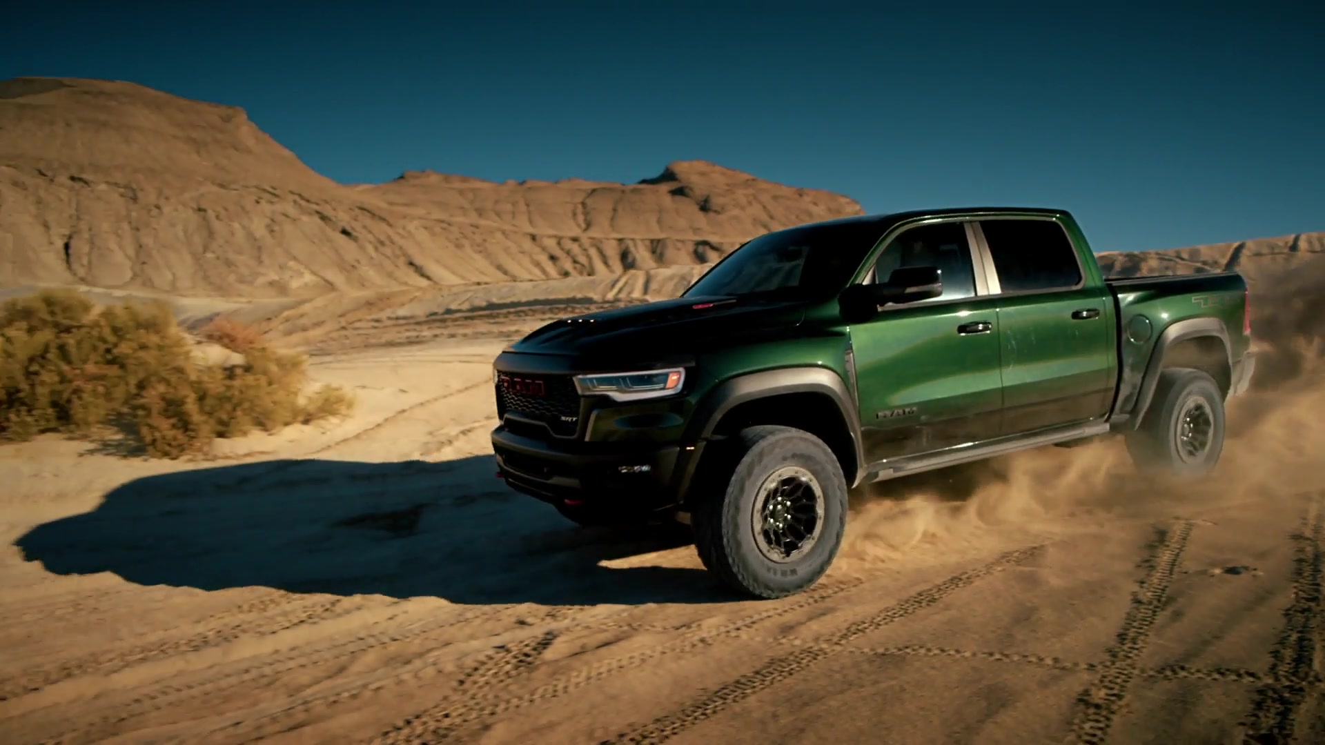 2027 Ram 1500 SRT TRX driving video