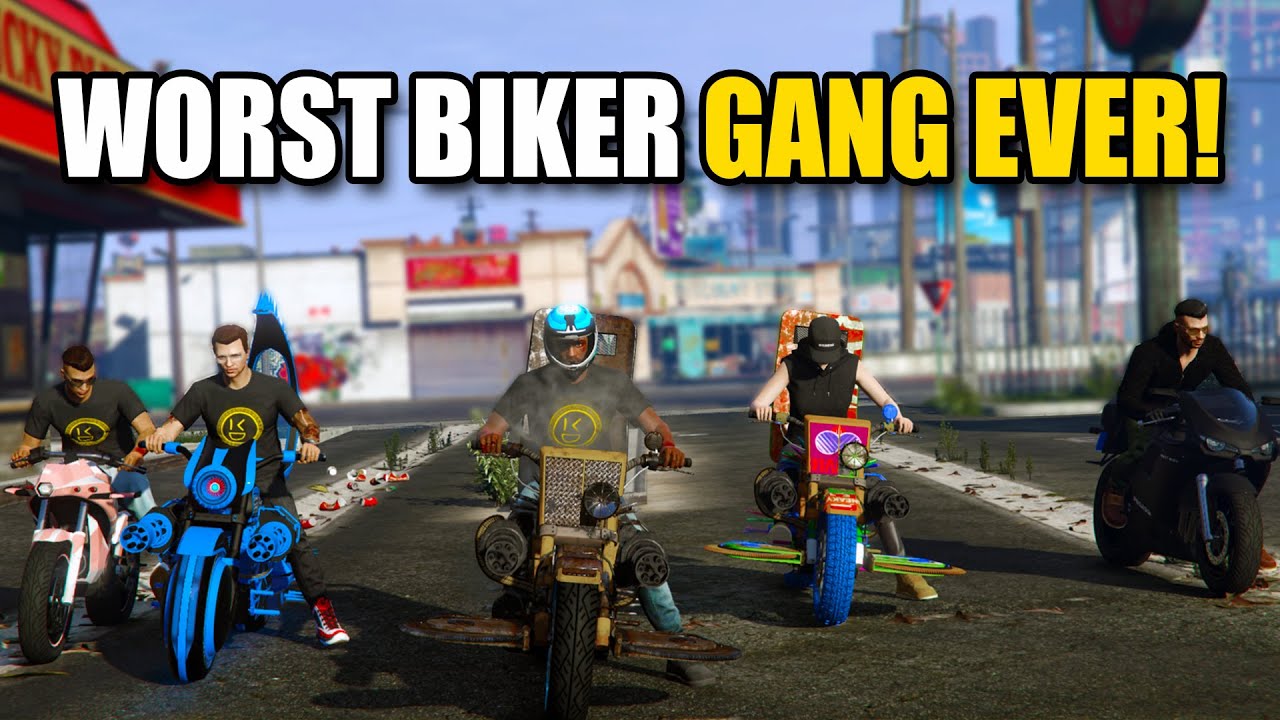 The worst biker gang ever! | GTA 5 thug life #404