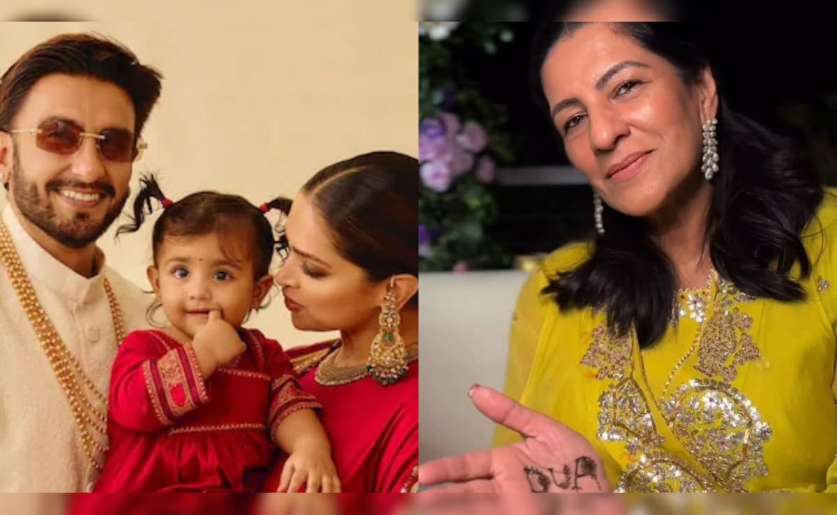 Viral pic: Ranveer Singh's mom flaunts granddaughter Dua's name in ...