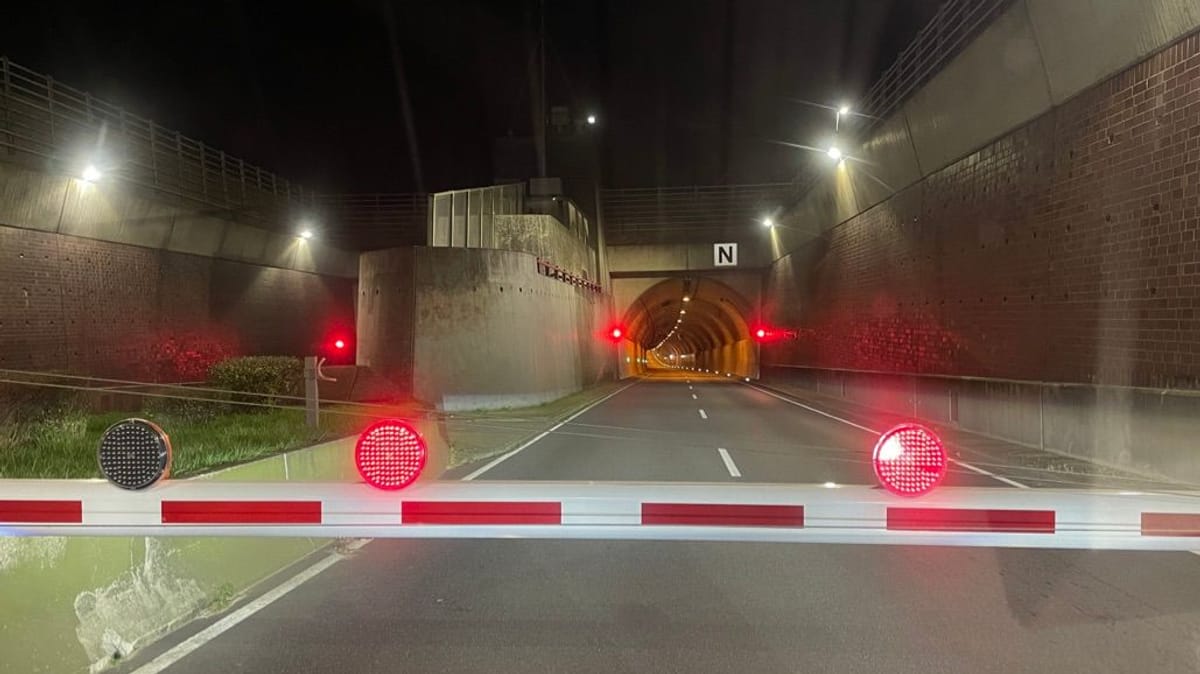 Wesertunnel dicht: Streik legt Verkehr lahm