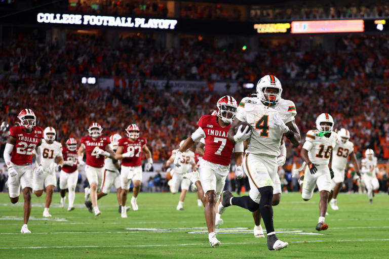 Miami’s Mark Fletcher throws punch in heated moment after CFP National ...