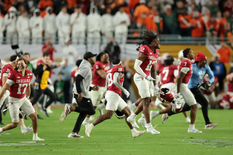 History for the Hoosiers: Indiana beats Miami for first national ...