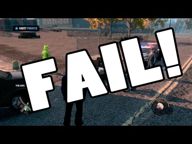 Saints Row the Third: Police pull over fail