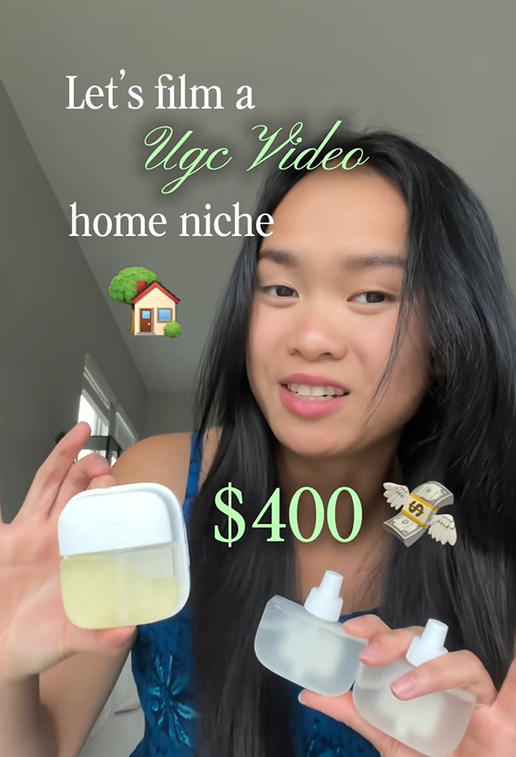 Behind the scenes of filming a UGC video | Home content tips