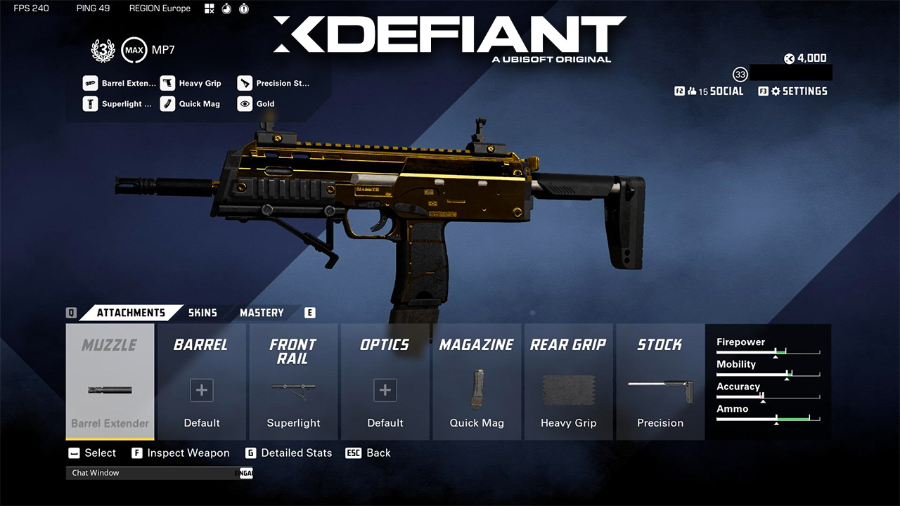 The best MP7 class setup in XDefiant for maximum damage