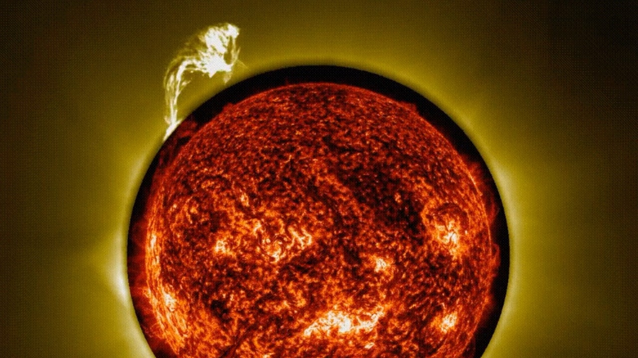 Europe's Proba-3 launched from India shows sun bursting with life like ...