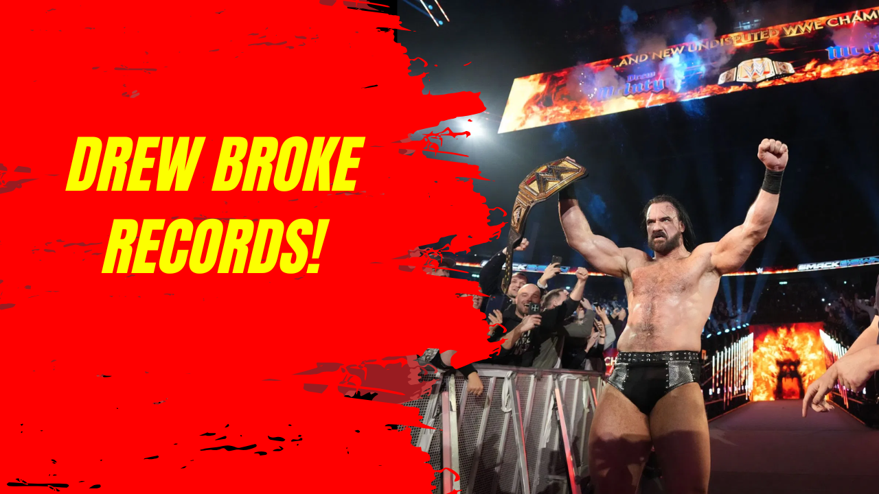 Did Drew McIntyre just rewrite WWE record books with one title win?